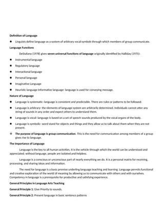 Teaching English to Elementary Grades Quiz | PDF