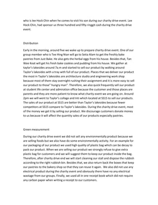 Tee hing nian business report | DOCX