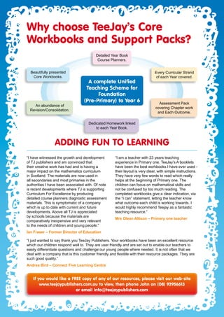 Teejay Maths - Book Content Summary | PDF