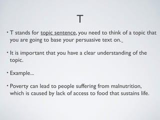 TEEL Essay structure | PPT