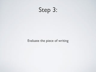 TEEL Essay structure | PPT