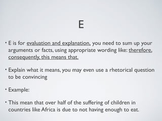 TEEL Essay structure | PPT