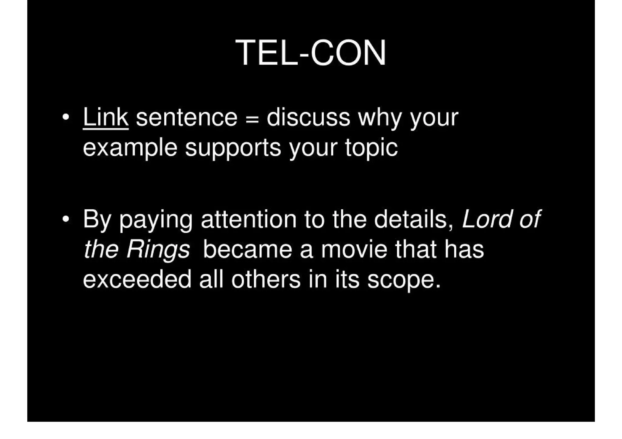 TEEL-CON Paragraph Structure | PDF