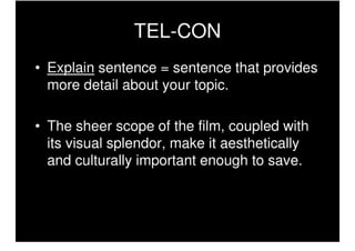 TEEL-CON Paragraph Structure | PDF