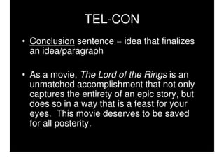 TEEL-CON Paragraph Structure | PDF