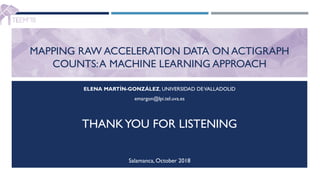 Mapping Raw Acceleration Data on ActiGraph Counts: A Machine Learning ...