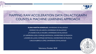 Mapping Raw Acceleration Data on ActiGraph Counts: A Machine Learning ...