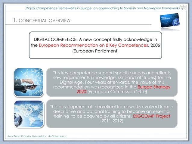 Digital competence’s frameworks in Europe: an approaching to Spanish ...