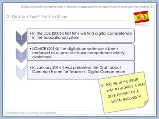 Digital competence’s frameworks in Europe: an approaching to Spanish ...