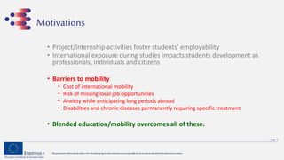 Blended Mobility: a way for the Sustainable Internationalization of ...