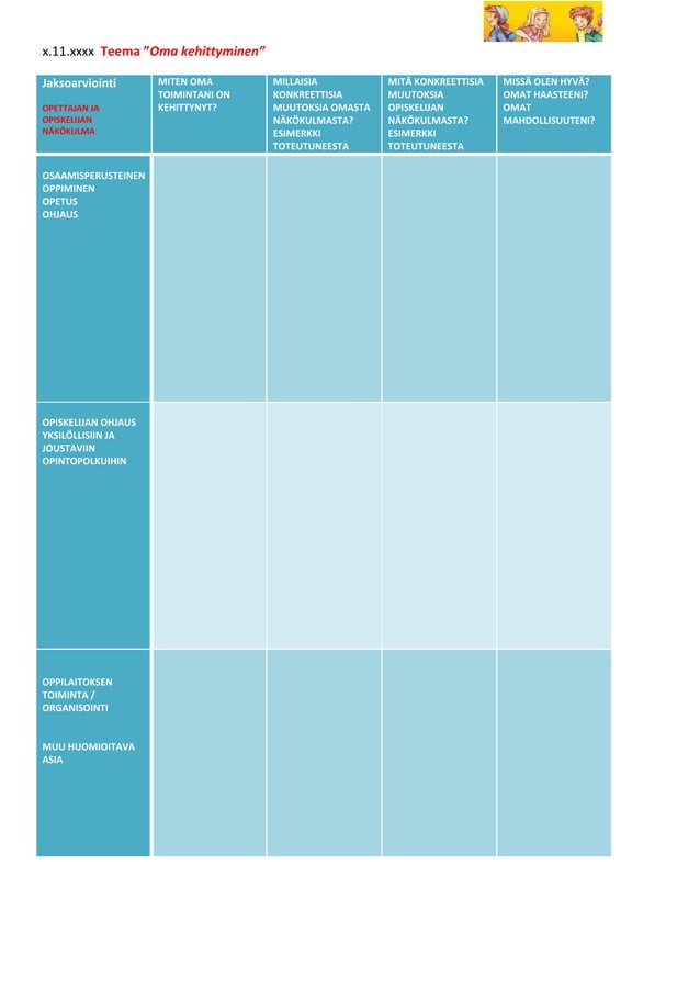 Teema oma kehittyminen | PDF