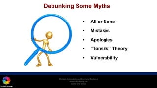 The Equity Exchange 2020 Mistakes Vulnerability and Emotion Regulation | PPTX