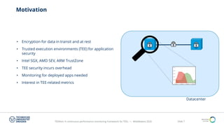 TEEMon: A continuous performance monitoring framework for TEEs | PPT