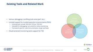 TEEMon: A continuous performance monitoring framework for TEEs | PPT