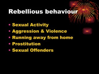 Teen Age High Risk Behavior | PPT