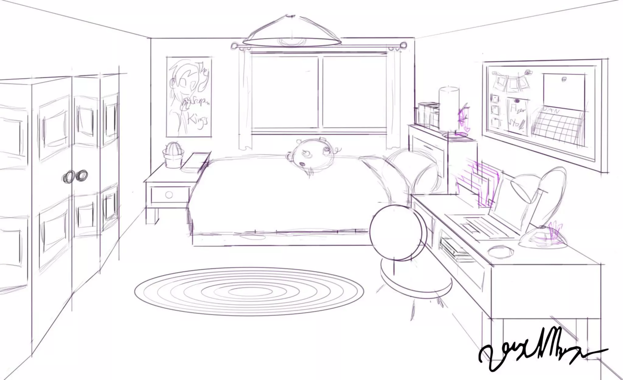 Teen bedroom layout | PDF