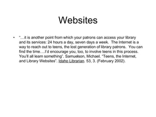 Libraries and Technology Presentation | PPT