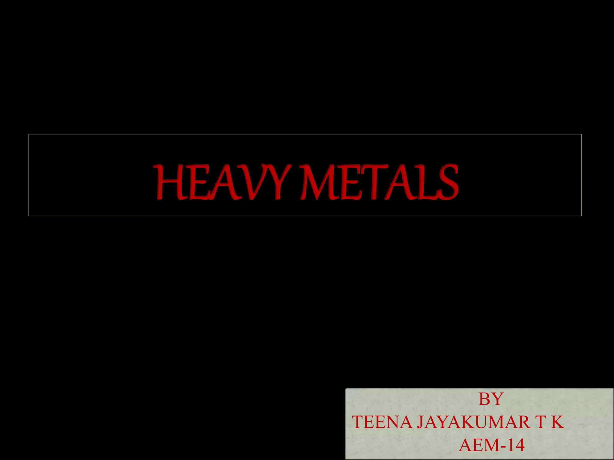heavy metal | PPT