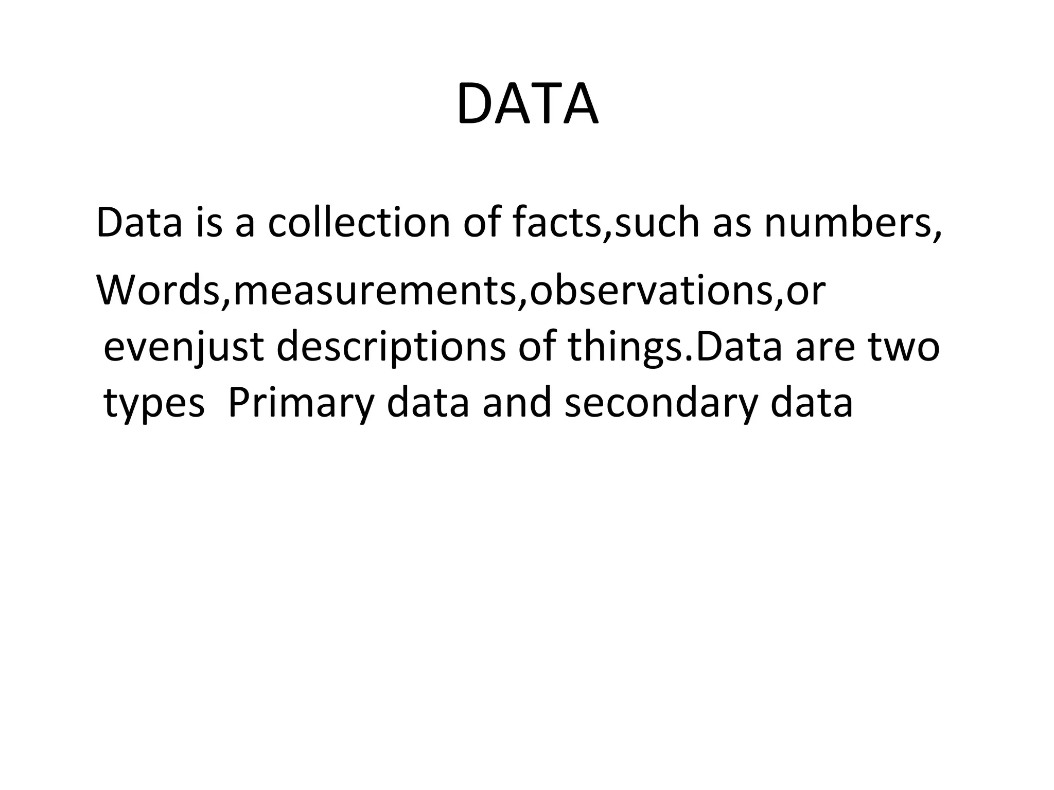 Introduction to Statistics | PPT | Free Download