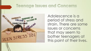 TEENAGE CONCERNS. First Quarter Lessonpdf | PDF