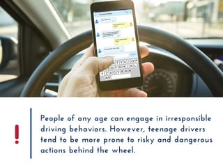 Teenage Drivers: Statistics and Safety Tips | PDF