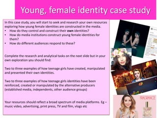 young women identity case study | PPTX | Young Adult | Genres