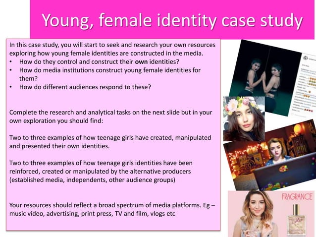 young women identity case study | PPTX | Young Adult | Genres