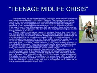 Teenage Life | PPT