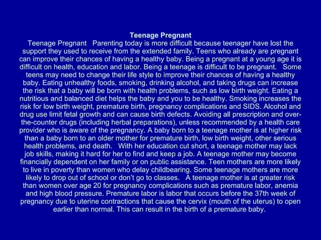 Teenage Life | PPT