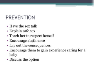 Teenage pregnancy 143 | PPT