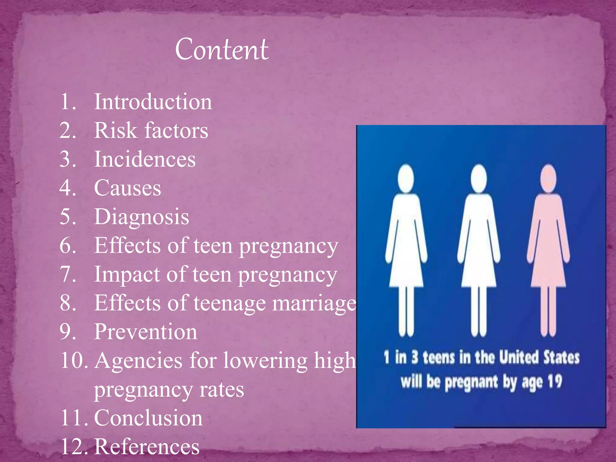 Teenage pregnancy.... | PPTX