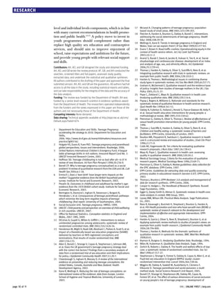 Teenage Pregnancy And Social Disvantage | PDF