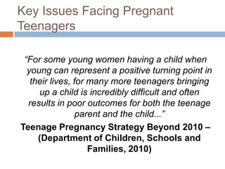 Teenage pregnancy presentation | PPTX