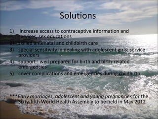 Teenage pregnancy seminar | PPT