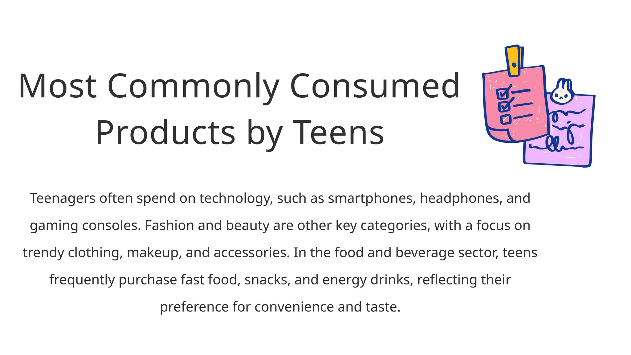 Teenagers' Consumerism Habits - Apresentação | PPTX