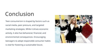 Teenagers' Consumerism Habits - Apresentação | PPT