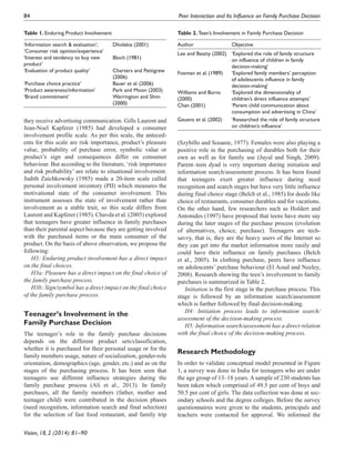 Teen agers influence on family purchase decision | PDF | Parenting ...