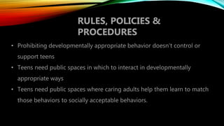 Teen Behavior in the Library | PPTX