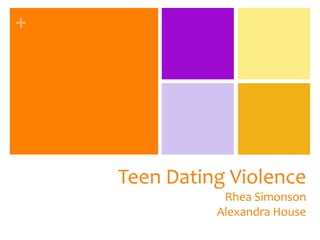 Teen Dating Violence | PPTX