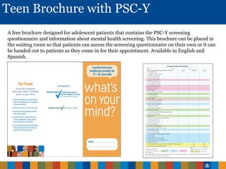 Teen Depression Screening | PPT
