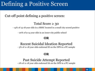 Teen Depression Screening | PPT