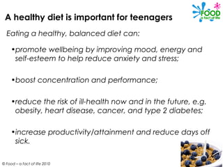 Teen diets, nutrition and health | PPT