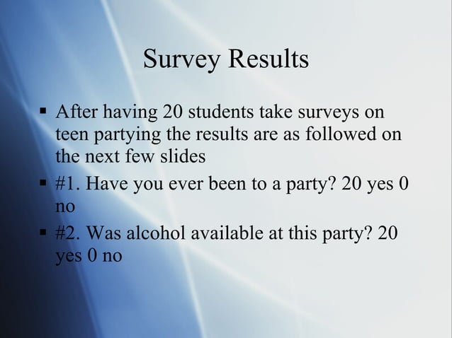 Teen Drinking Powerpoint | PPT
