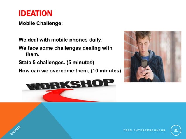 Entrepreneurship for teenagers | PPTX | Startups | Business