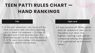 Teen Patti Hands, Rules, and Rankings.pdf