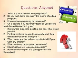 Teen pregnancy | PPTX