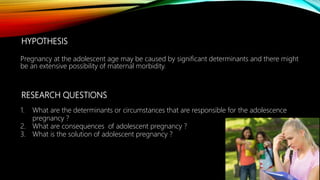 Adolescent Pregnancy & Maternal Morbidity in Bangladesh | PPTX