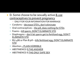 Teen pregnancy & parenthood ch 4 | PPT