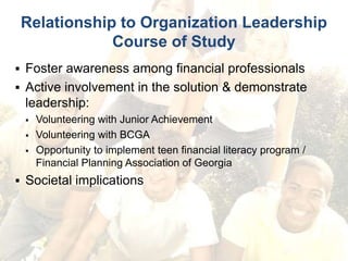 Financial Literacy Among Teens | PPTX