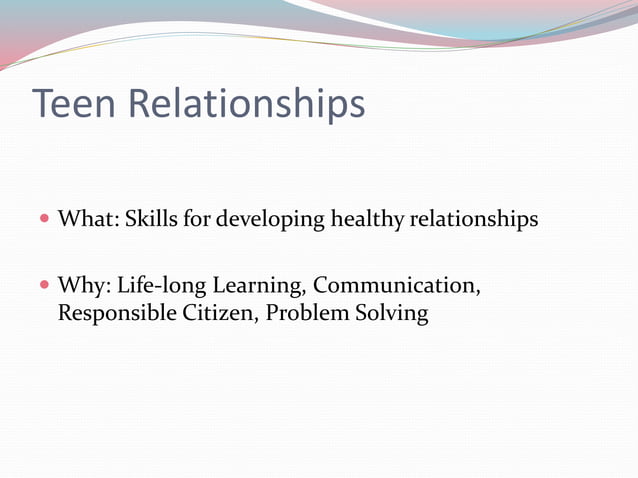 Teen relationships! | PPTX | Parenting Teens | Parenting